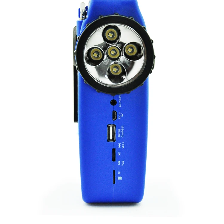 Emr2000 Eletree Multi-Function Led Flashlight Am Fm Sw Emergency Hand ...