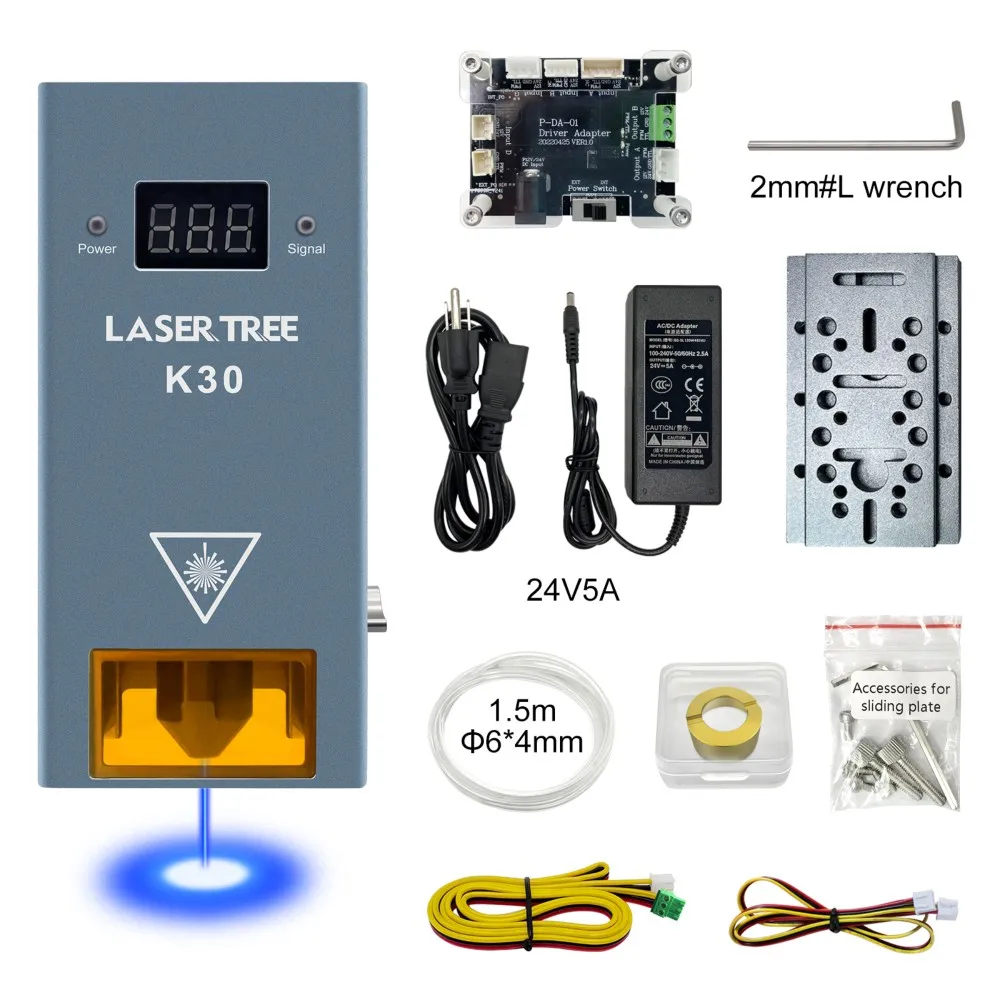 LASER TREE 5W-40W Diode Laser Module Kit for CNC Engravers