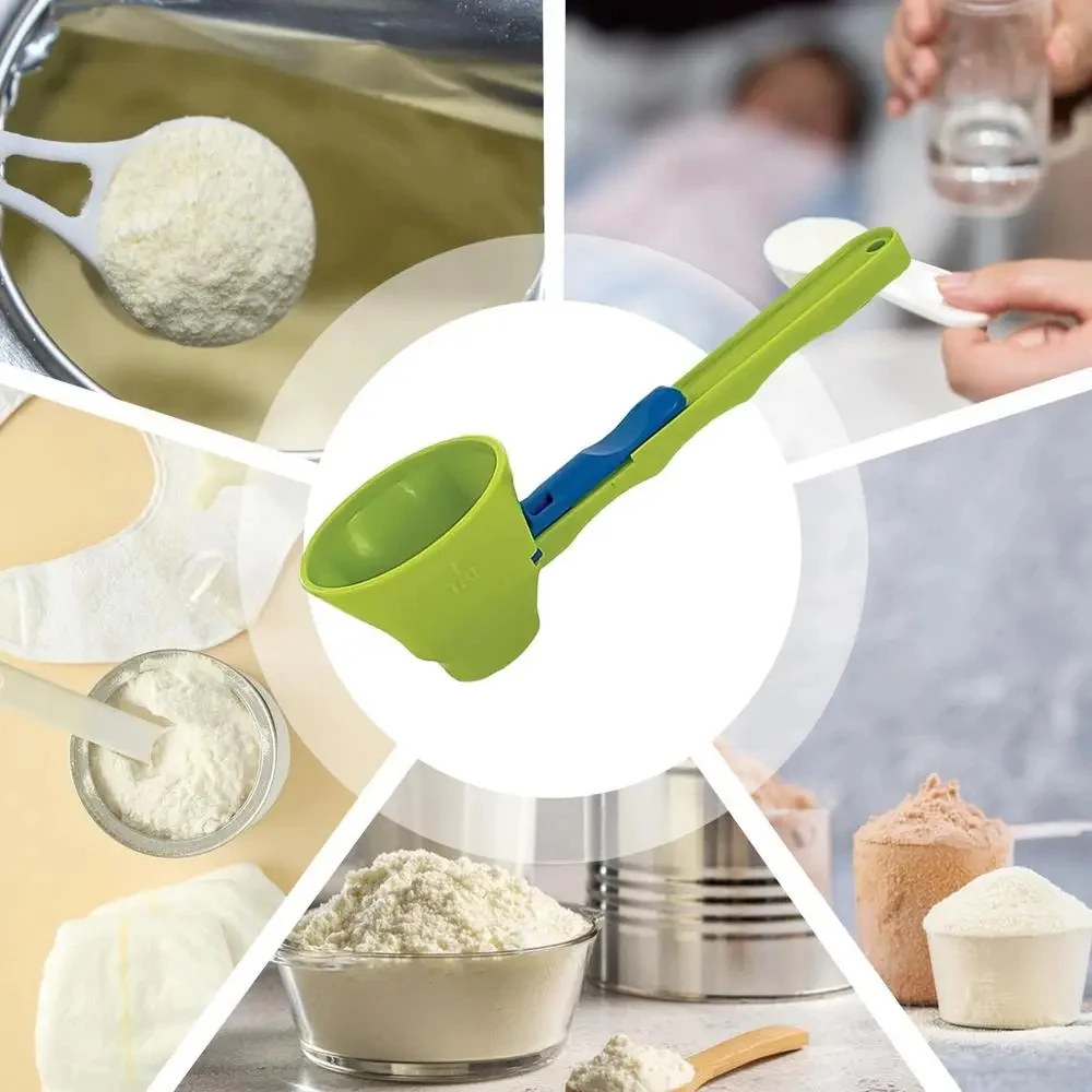 Creative No Spill Measuring Spoon Funnel for Protein Powder