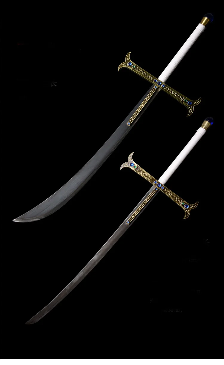 Hot Selling 124cm 120cm Cosplay Sword One Piece Anime Dracule Hawk Eyes ...