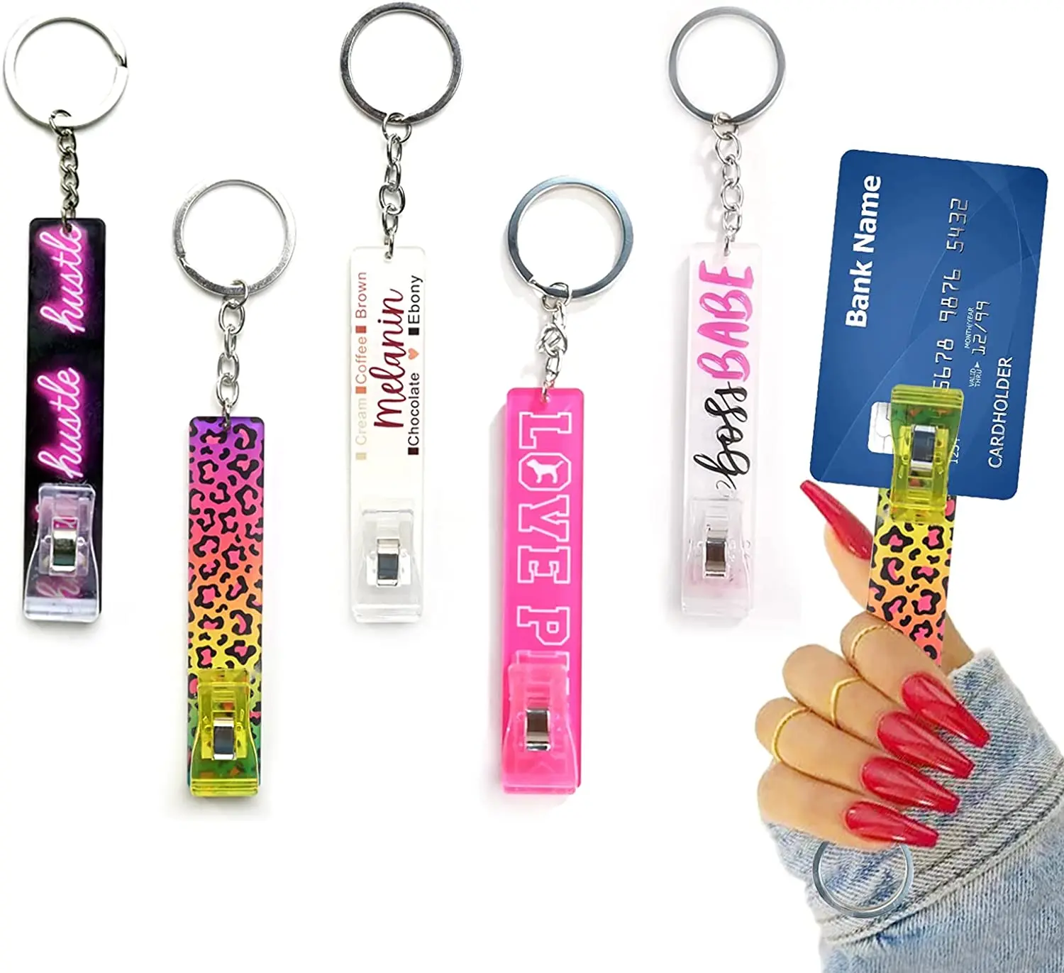 Credit Card Puller for Long Nails - Cute & Eco-friendly