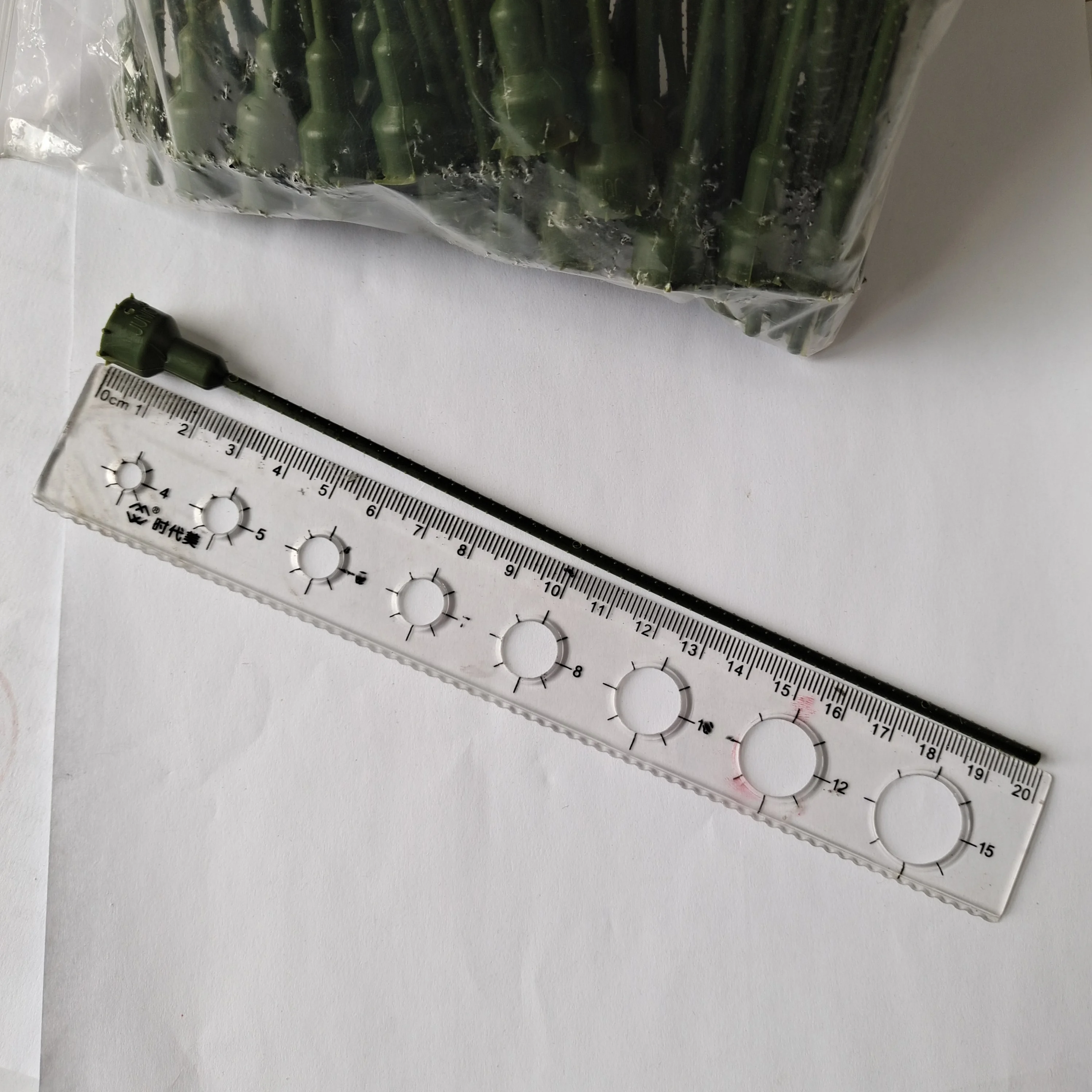 Preserved Valentine's Day Plastic Rose Stems in Acrylic Box