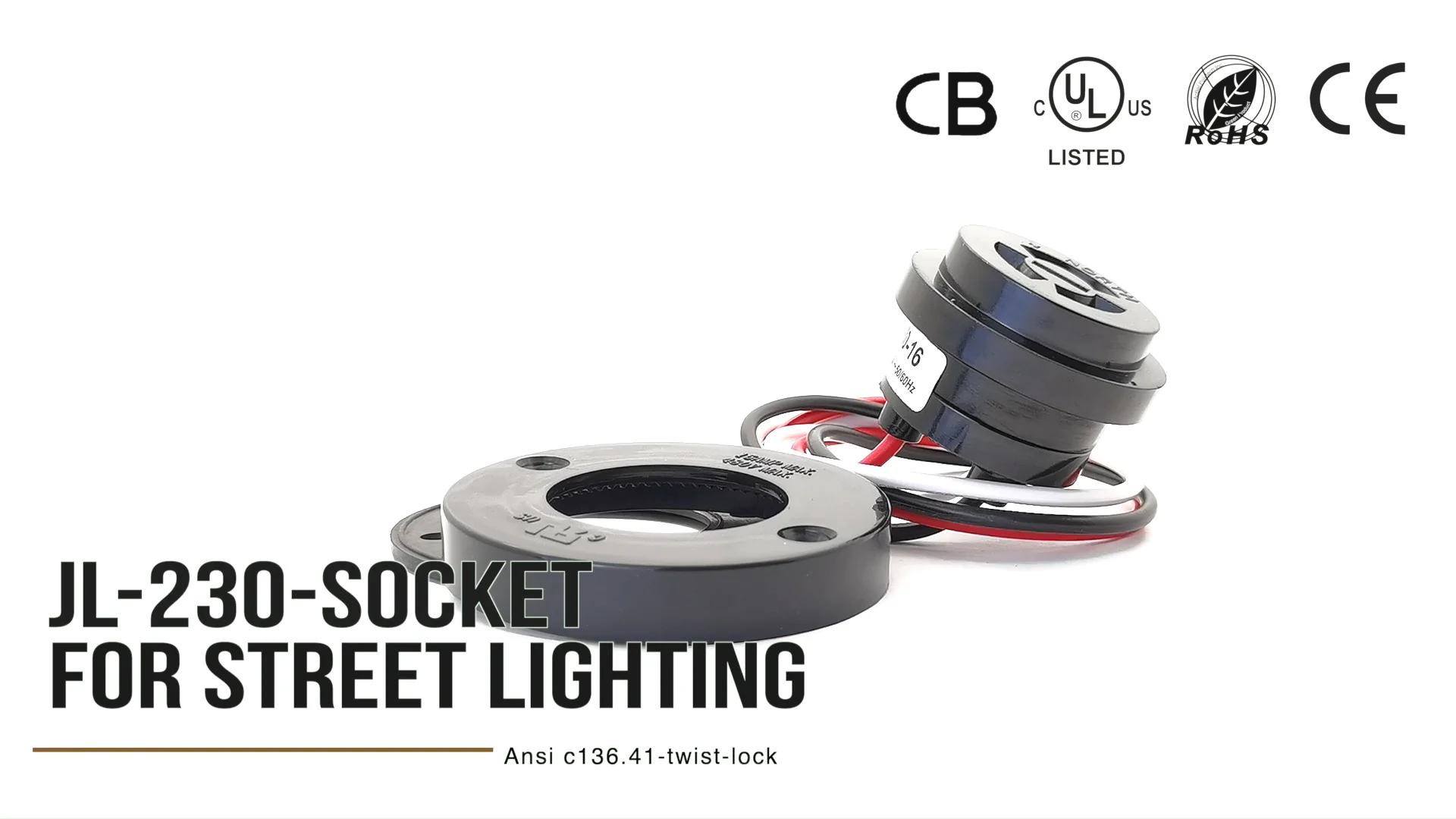 Nema 3 Pin Rotatable Twist Lock Photocell Receptacle - Buy Receptacle,3 ...