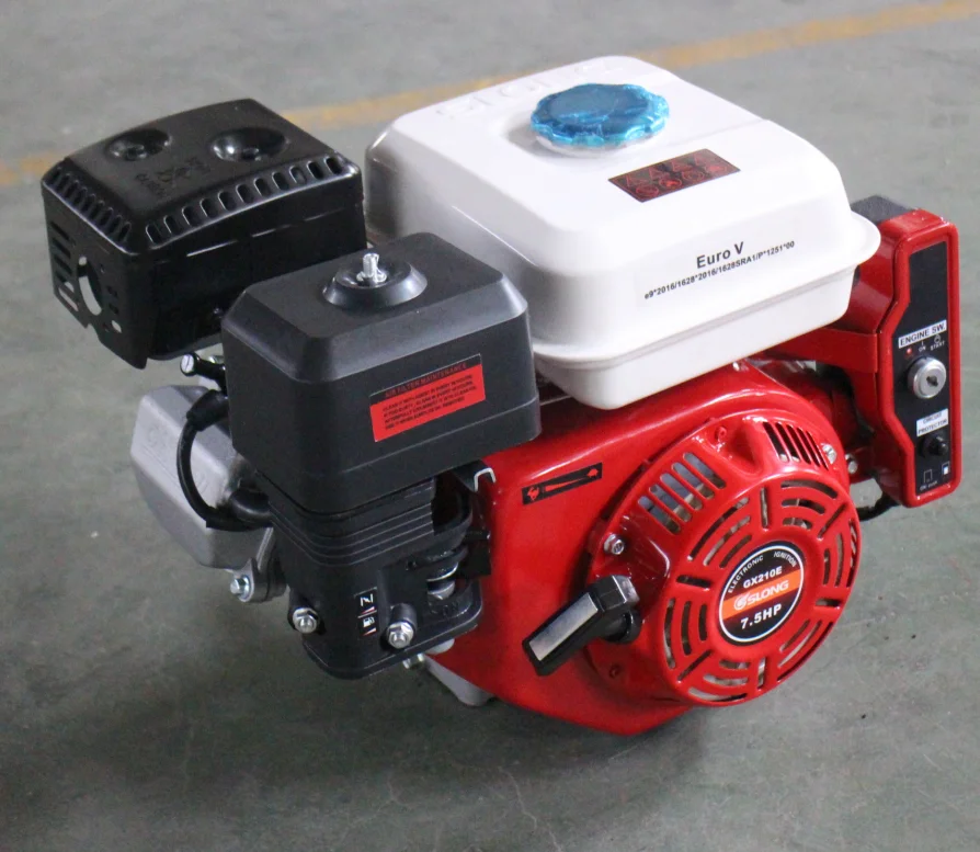 E.slong Brand 4 Stroke Air Cooled Gasoline Fuel Engine 223cc 8.0hp ...