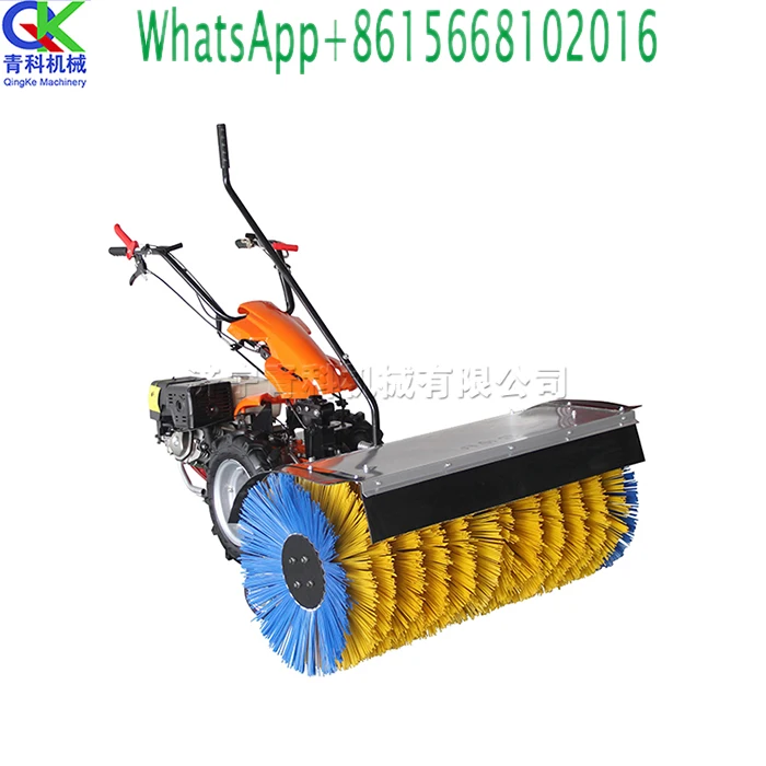 Brush Snow Removal Machine 6.5 Horsepower Snow Throwing Machine Small ...