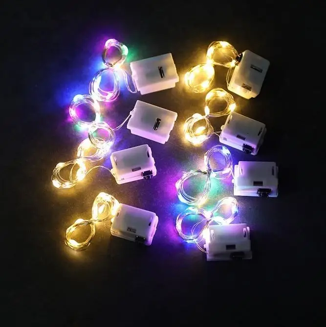 Fairy String Lights - 3 Flashing Modes, 20 LED Starry Lights