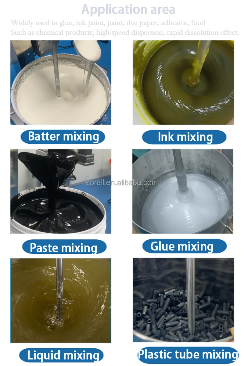 SPRALL Industrial Liquid Mixer - High Efficiency & Accuracy
