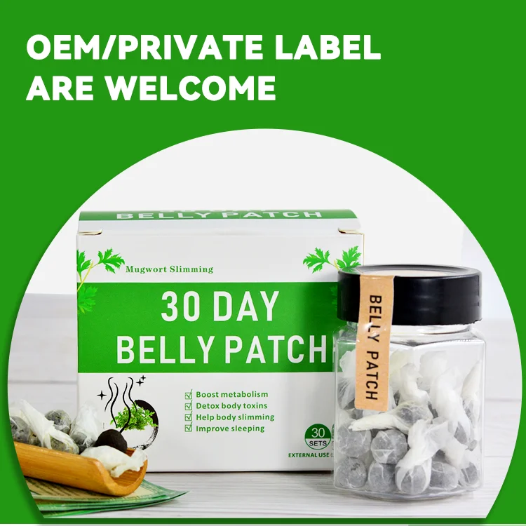 30 Day Mugwort Belly Patch Abdominal Burn Detox Sticker Natural ...