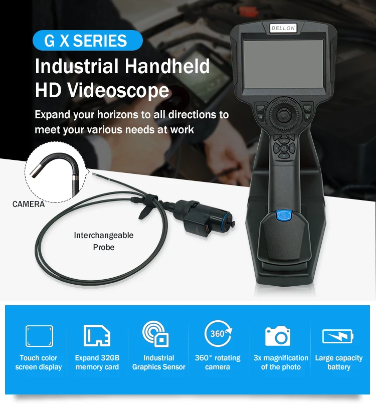 Hot Industrial Camera Sewer Line Inspection Endoscope Industrial ...