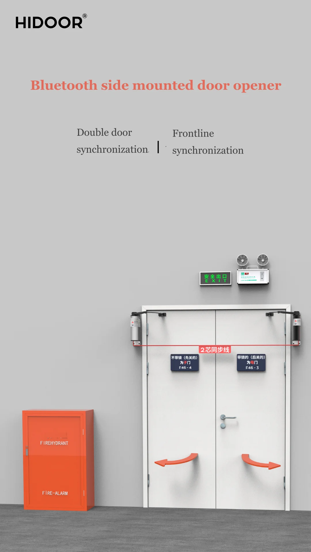 Automatic Electric Self Closing Concealed Overhead Swing Door Opener ...