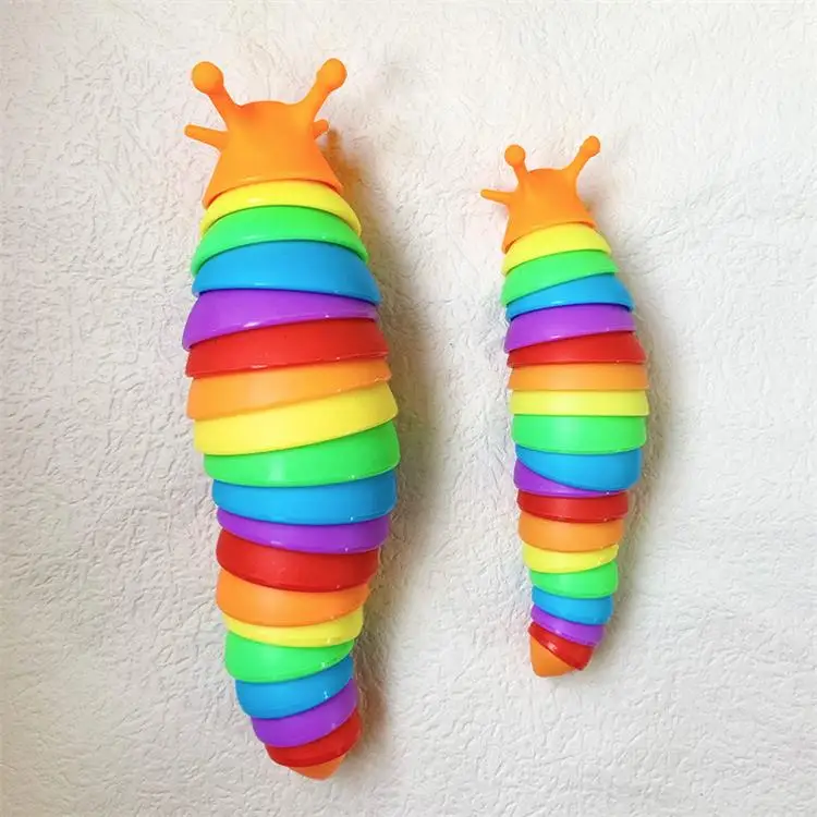 Kids Autism Sensory Anime Fidget Stress Toy Sensory Slug Fidget Toys ...