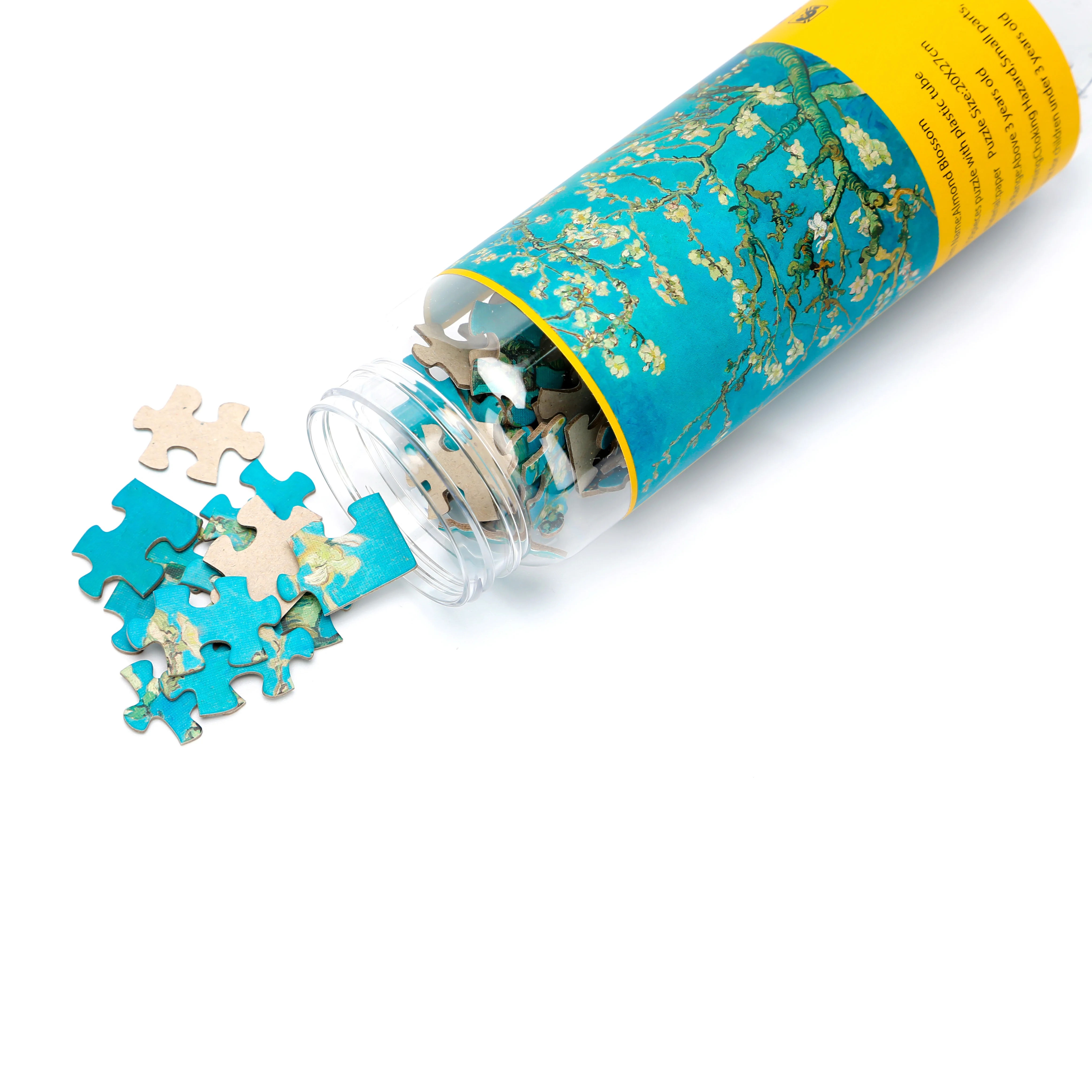 Paper Jigsaw Puzzle in Plastic Tube Packaging Wholesale Custom Puzzle ...