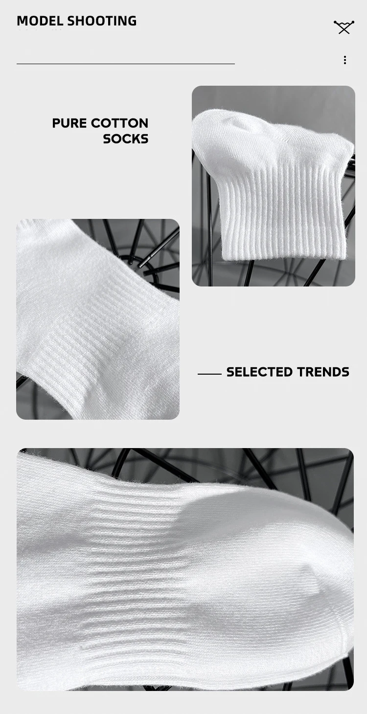 HEHE Custom Embroidered Crew Sock with Logo - Sporty & Durable