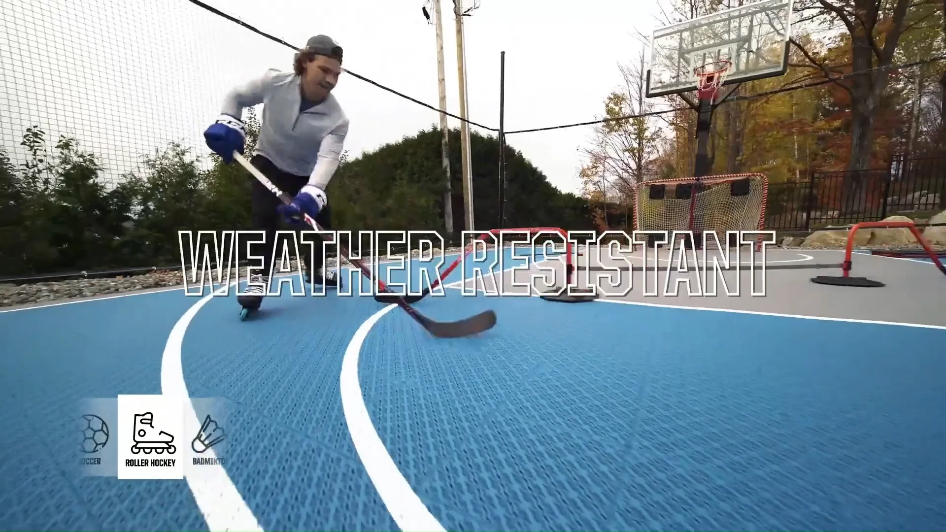 Modular Pp Interlock Roller Skating Sports Field Floor Outdoor Inline ...