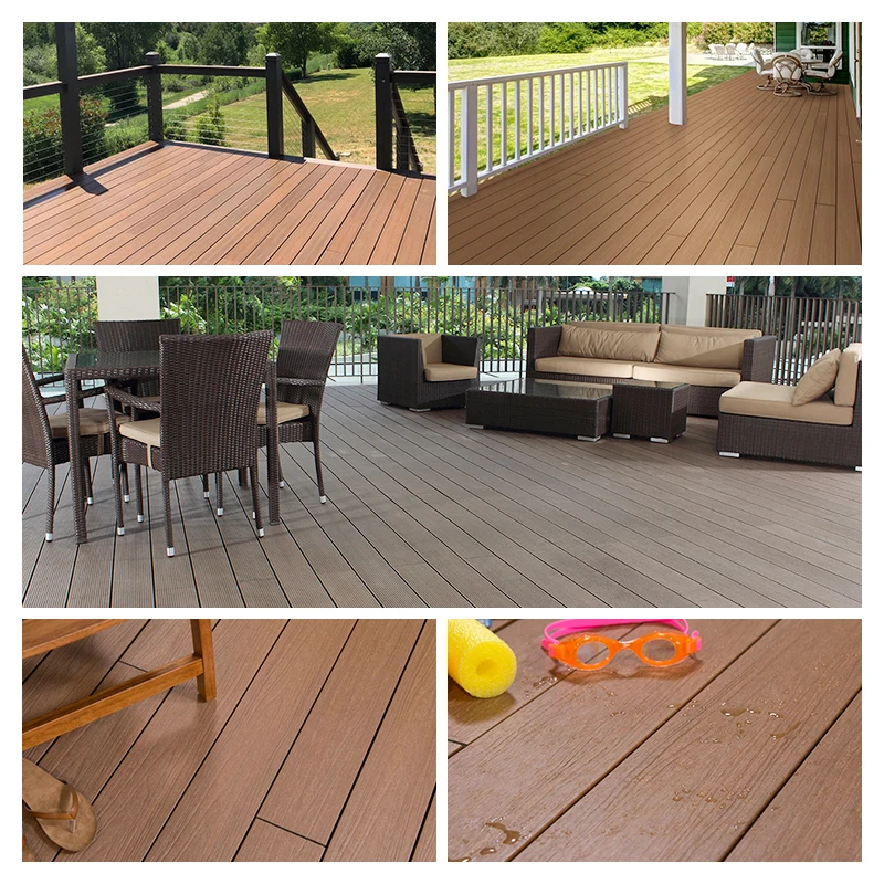 Waterproof Interlocking Wpc Decking Tile Usage Wood-plastic Composite ...