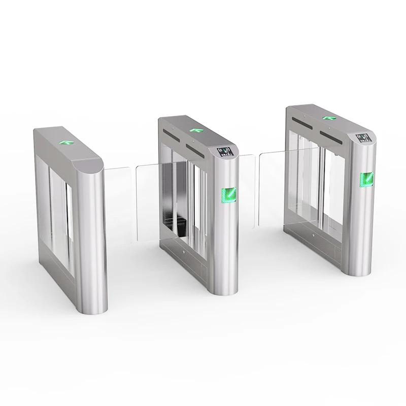HFSecurity S03 Face QR Code Scanner Card Reader China Swing Turnstile ...