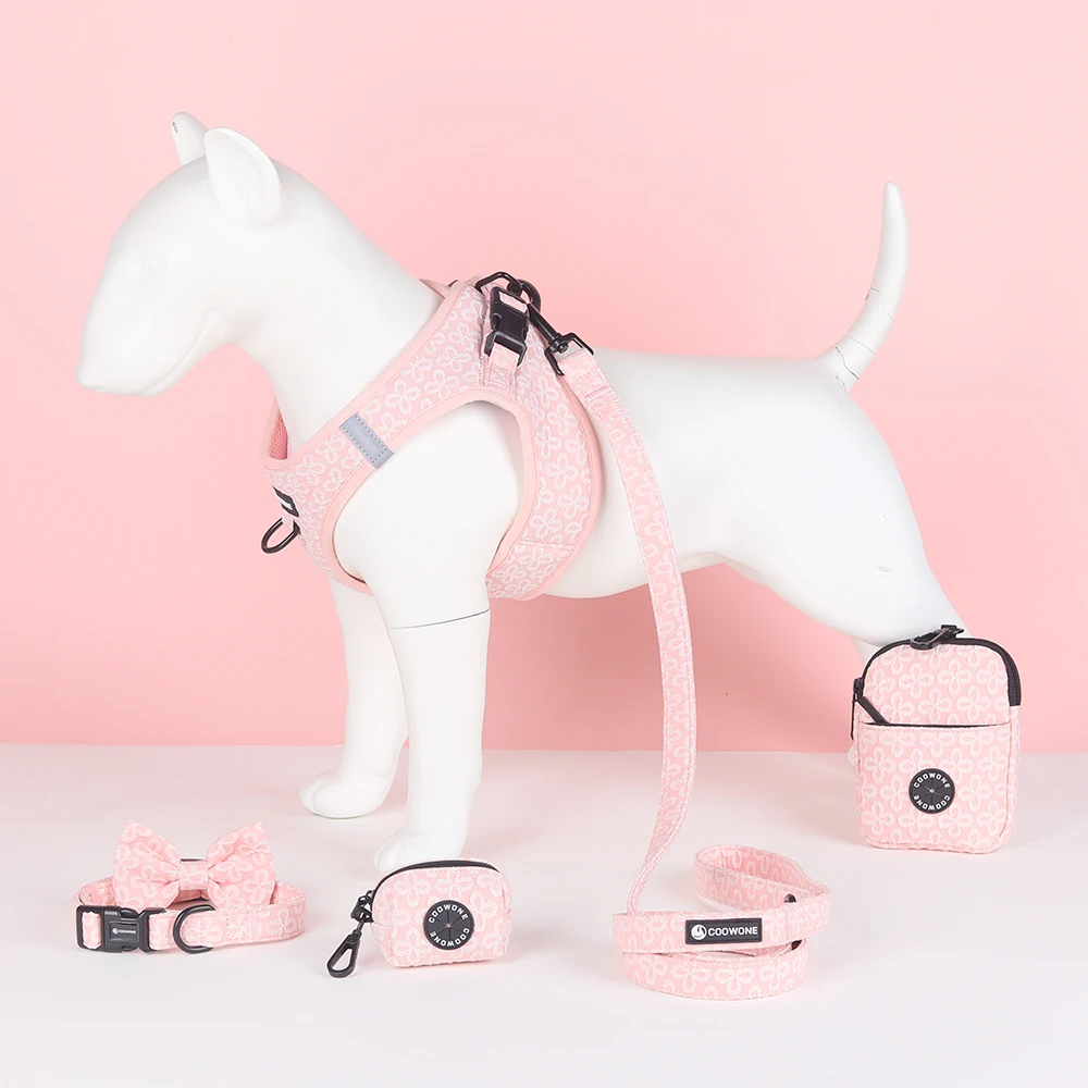 Customer Name Dog Chest Harness Set Personalized Harness Dog Bundle ...