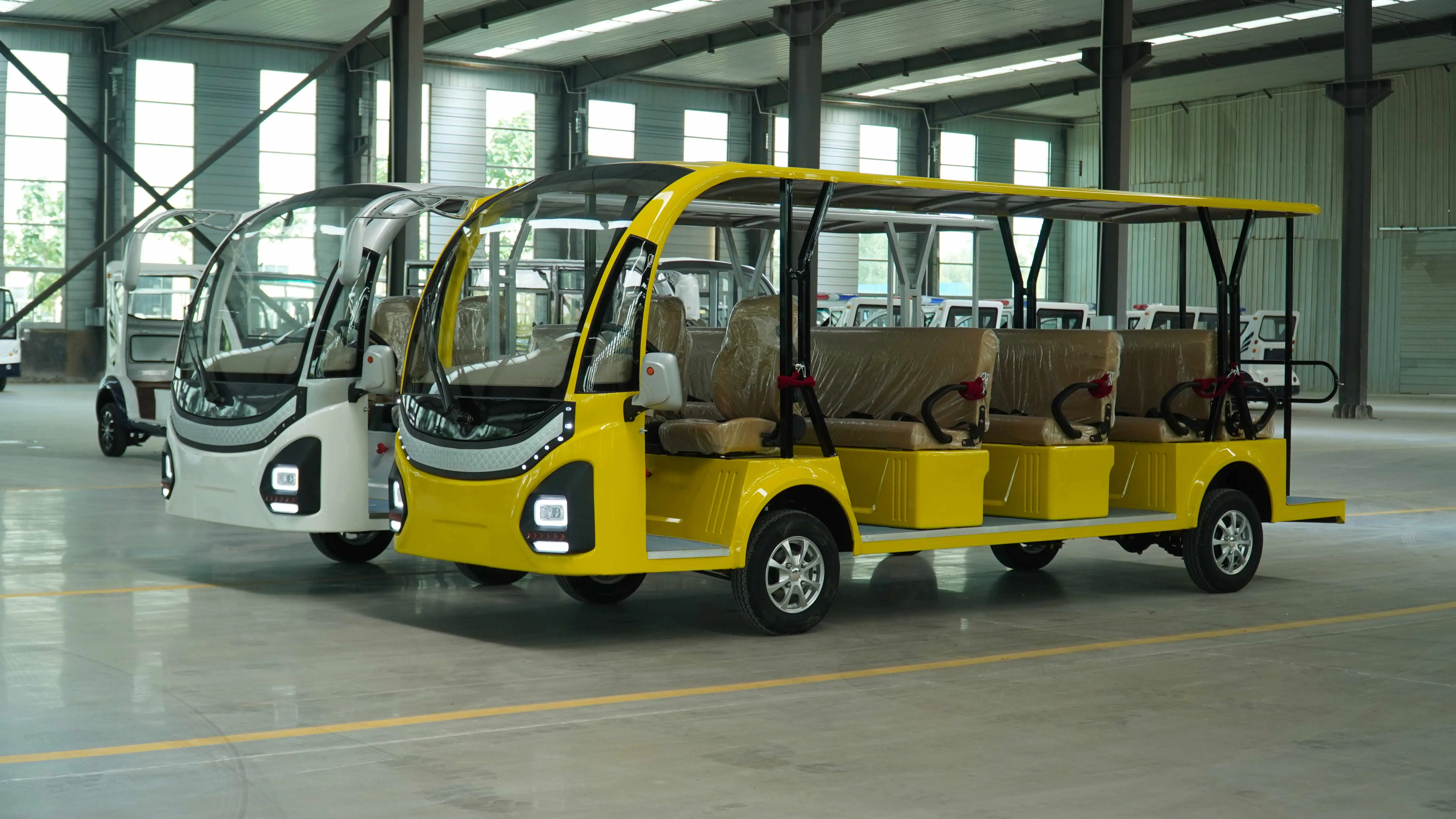 High Performance Electric City Sightseeing Bus High-quality Electric ...