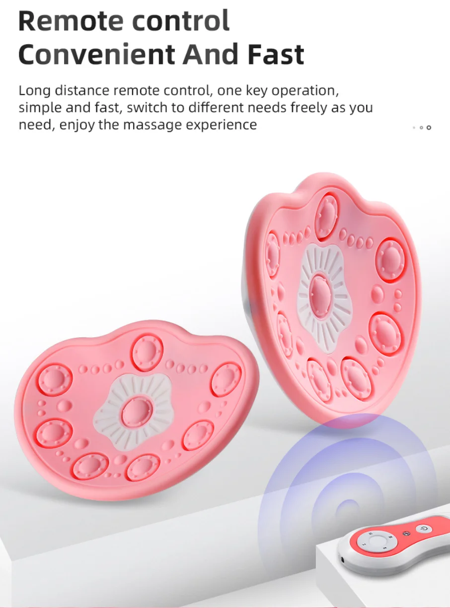 Electric Vibrating Nipple Breast Massages Rechargeable Breast ...