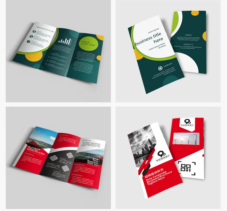 Custom Advertising Paper Folded Leaflet Flyer Watch Warranty Card ...