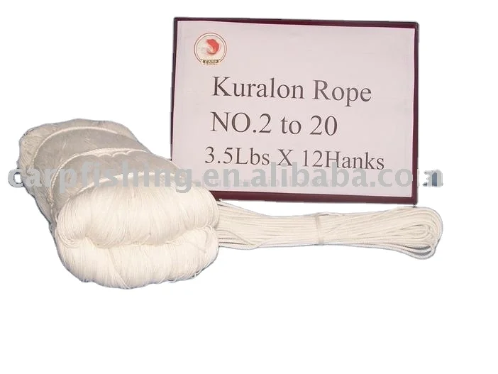 High Quality Natural Color Polyester Kuralon Rope for Fishing