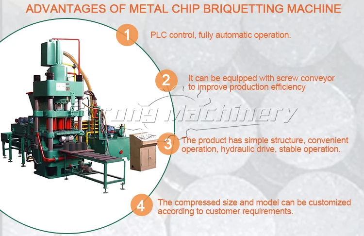Hydraulic Press Brake Machine Metal Chip Briquetting Press Swarf ...