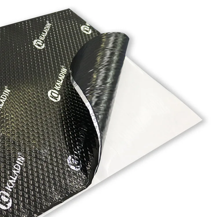 Black Butyl Rubber Car Soundproof Pad - Noise Dampening