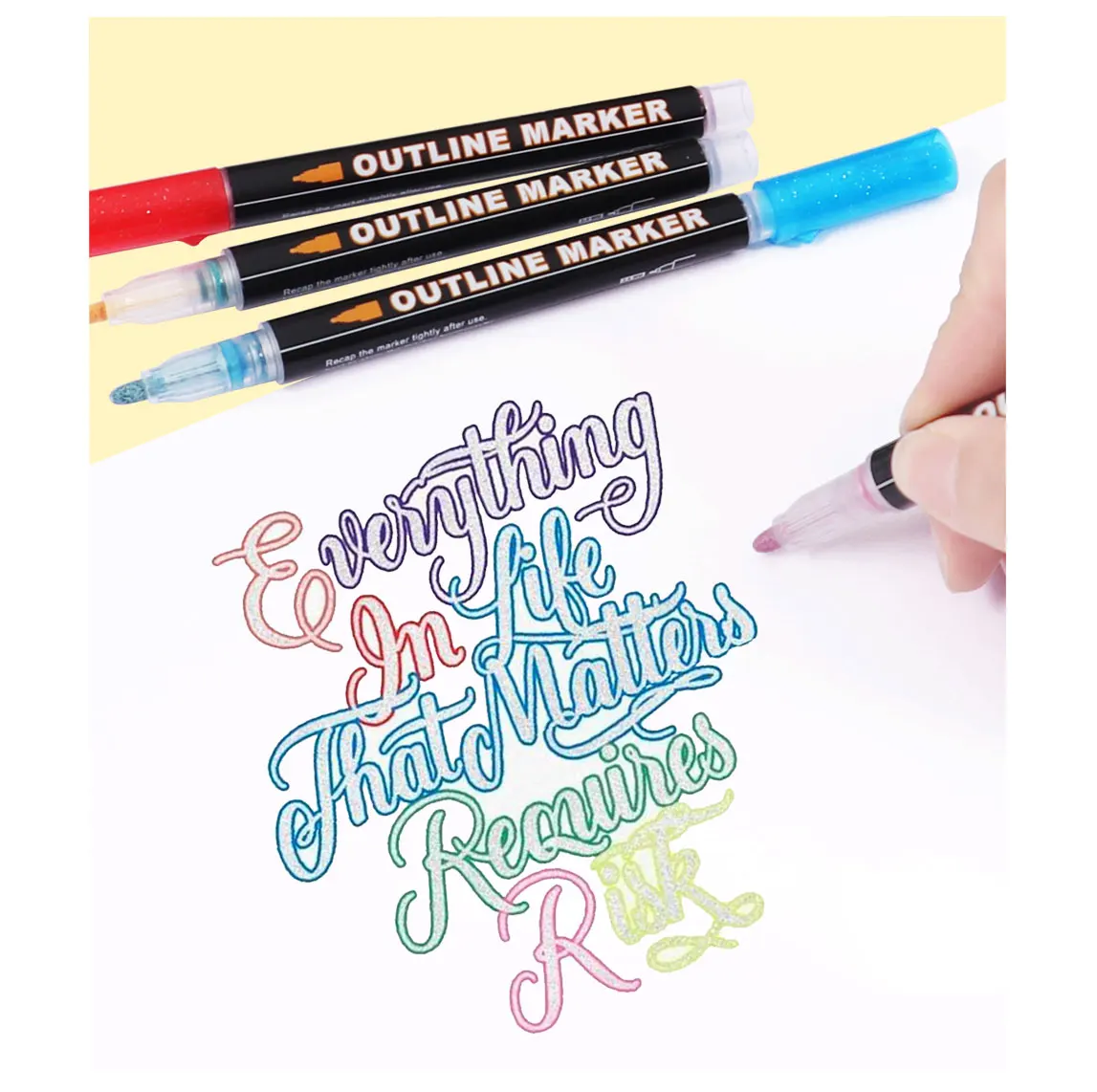 Foska Art Marker Pens - Bright Colors for Creative Drawing