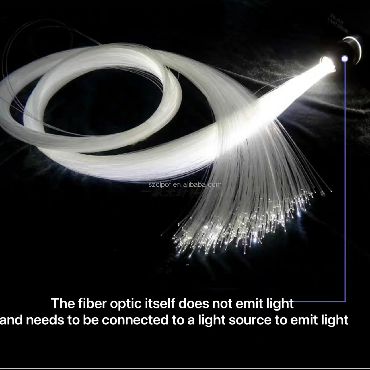 XCL 220V 16W Twinkle Fiber Optic LED Light Engine Aluminum Body with ...