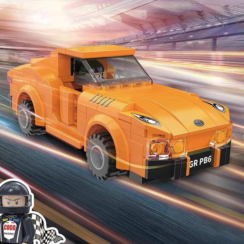 Cogo Model Building Blocks Pull-back Vehicle Diy Assembled Children ...