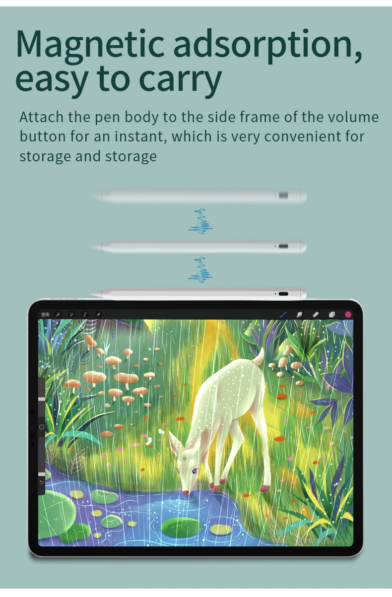 Palm Rejection Touch Screen Pen for Ipad - Active Stylus