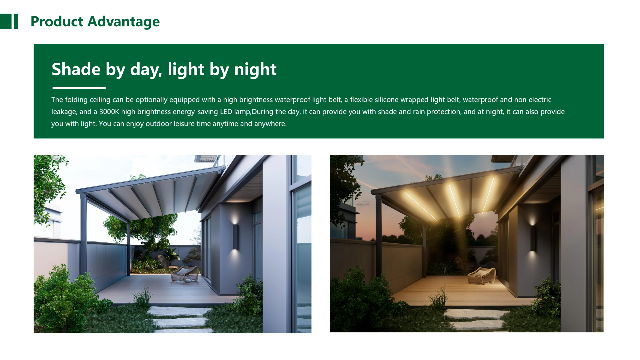 Canopy Awning Roof Outdoor Pop Up Canopy Tent 10x20 Lamp Light Canopy ...