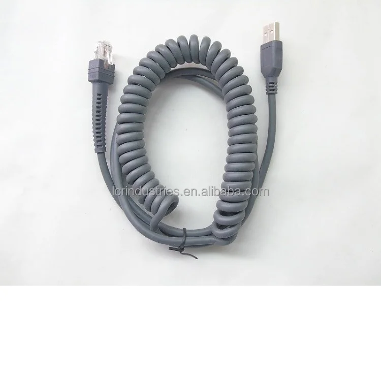 USB RJ45 Barcode Scanner Cable for Zebra Symbol LS2208