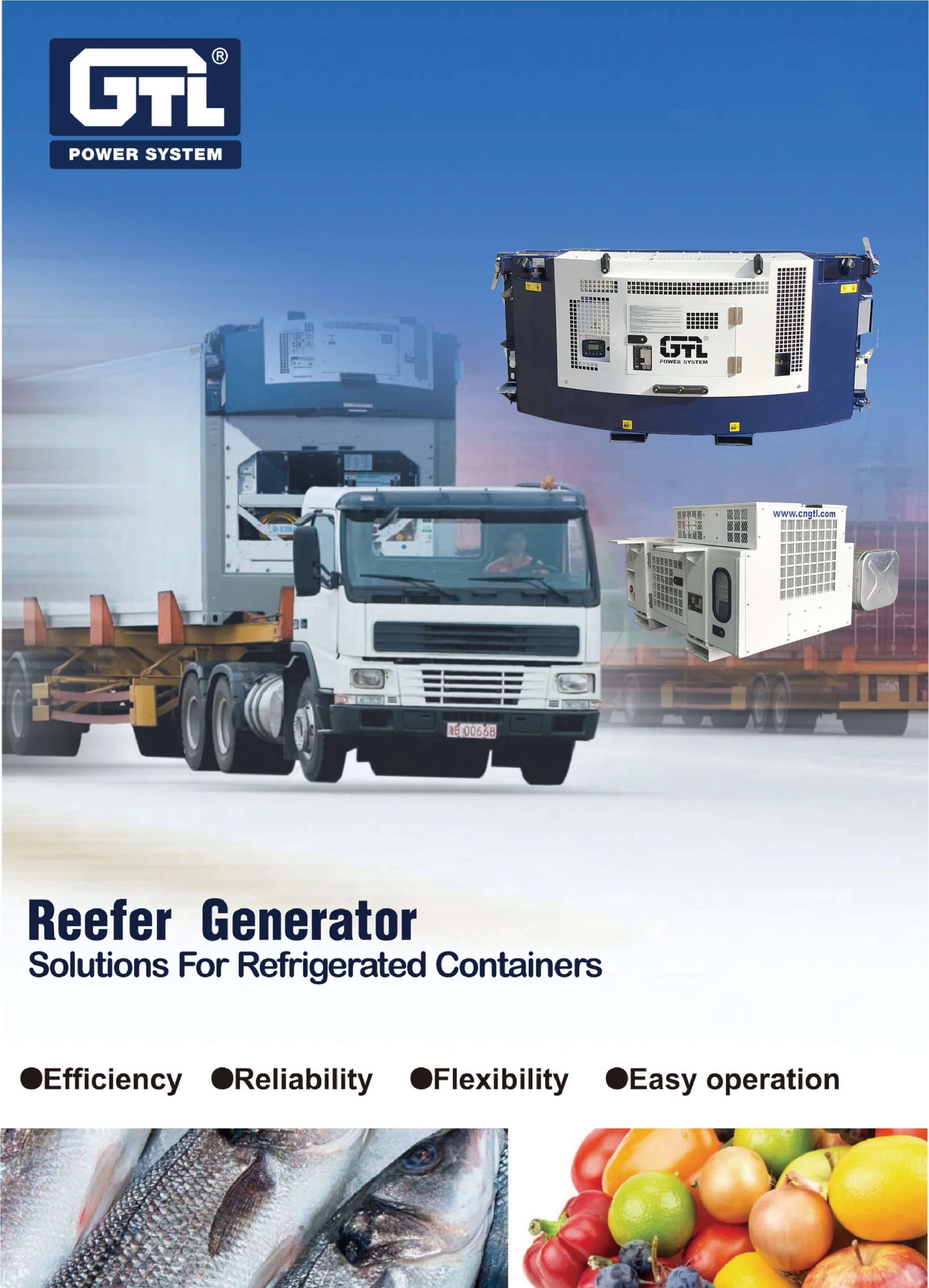 15KW under-Mount Reefer Generator for Reefer Container