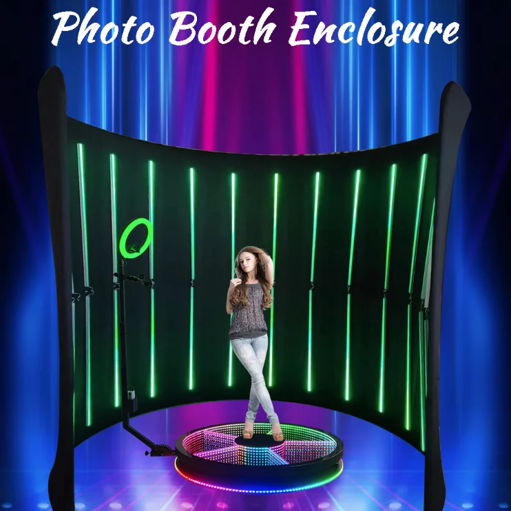 2023 New Green Screen Enclosure Background Custom Logo 360 Booth Stand ...