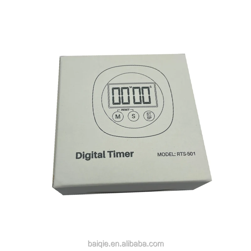 Kitchen Timer Battery Digital Countdown Timer Lcd Screen Kitchen ...