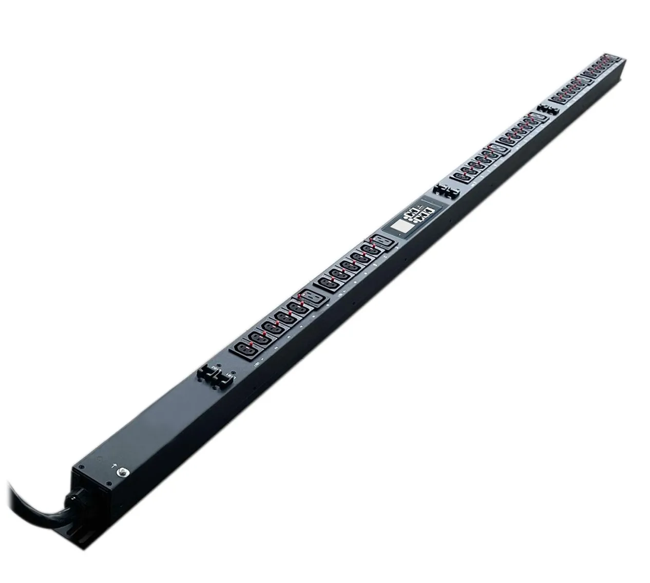 Intelligent Pdu-3phase 120v 24a 24c13+12c19 Auto-locking Outlet Power ...
