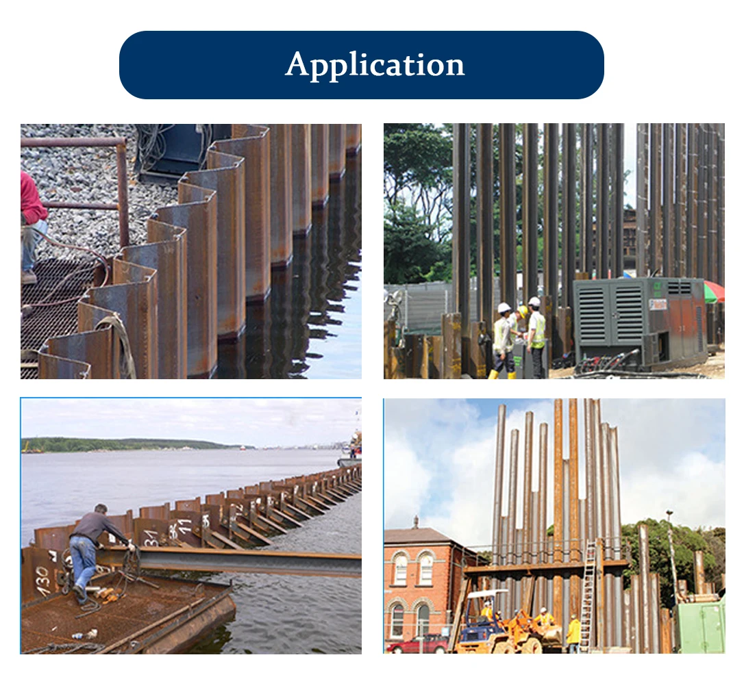 Standard Larsen Steel Sheet Pile Price Per Ton Type 3 Hot Rolled Steel ...