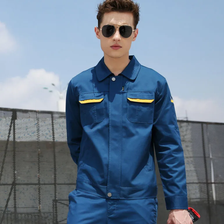 Auto Repair Factory Overalls Custom Engineering Wear-resistant Turndown ...