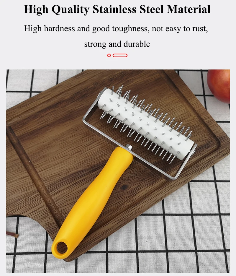 Home Commercial Cooking Pizza Cookies Puncher Pie Stainless Steel ...