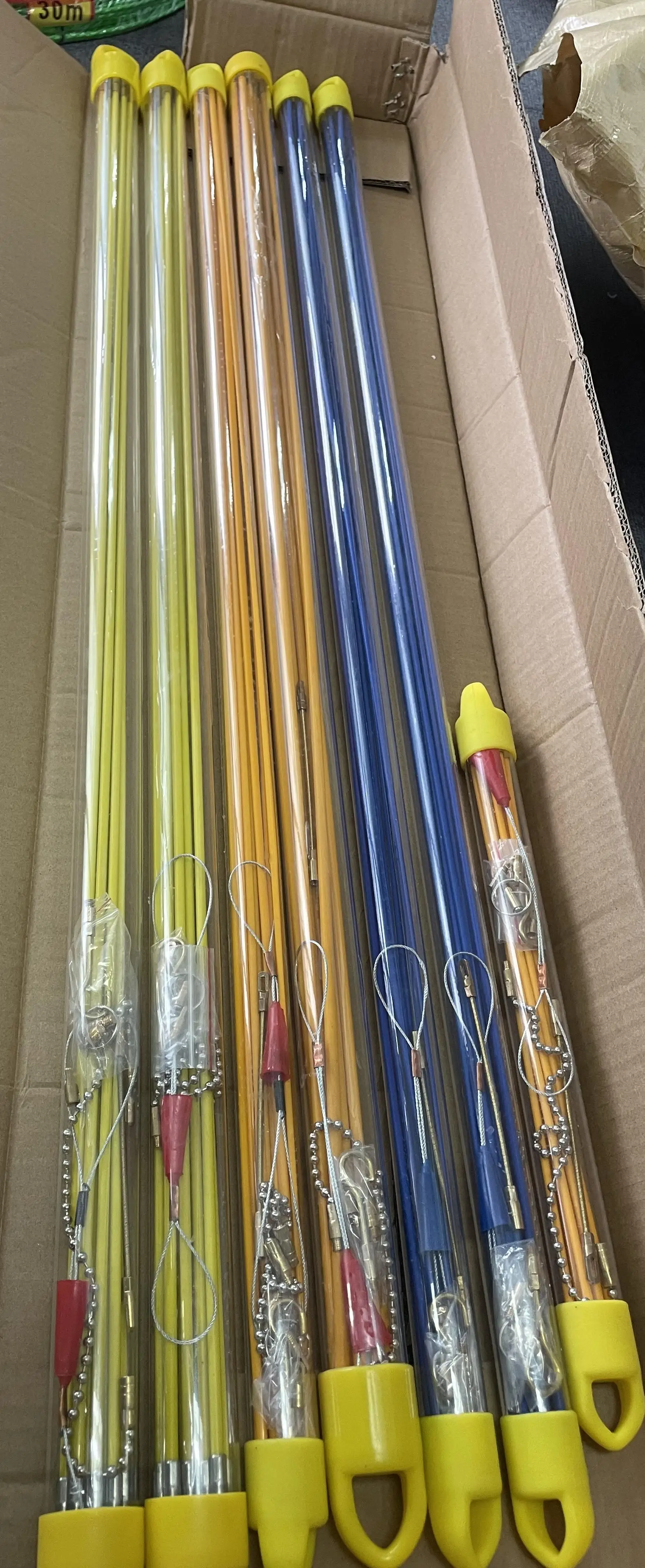 Heavy-Duty Fiberglass Rod Wire Fish Kit Fiberglass Fish Line Fiberglass ...