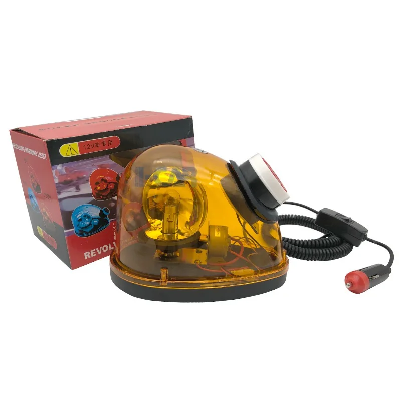 Rotating Beacon With Buzzer Alarm Siren For Forklift Crane Rotator ...