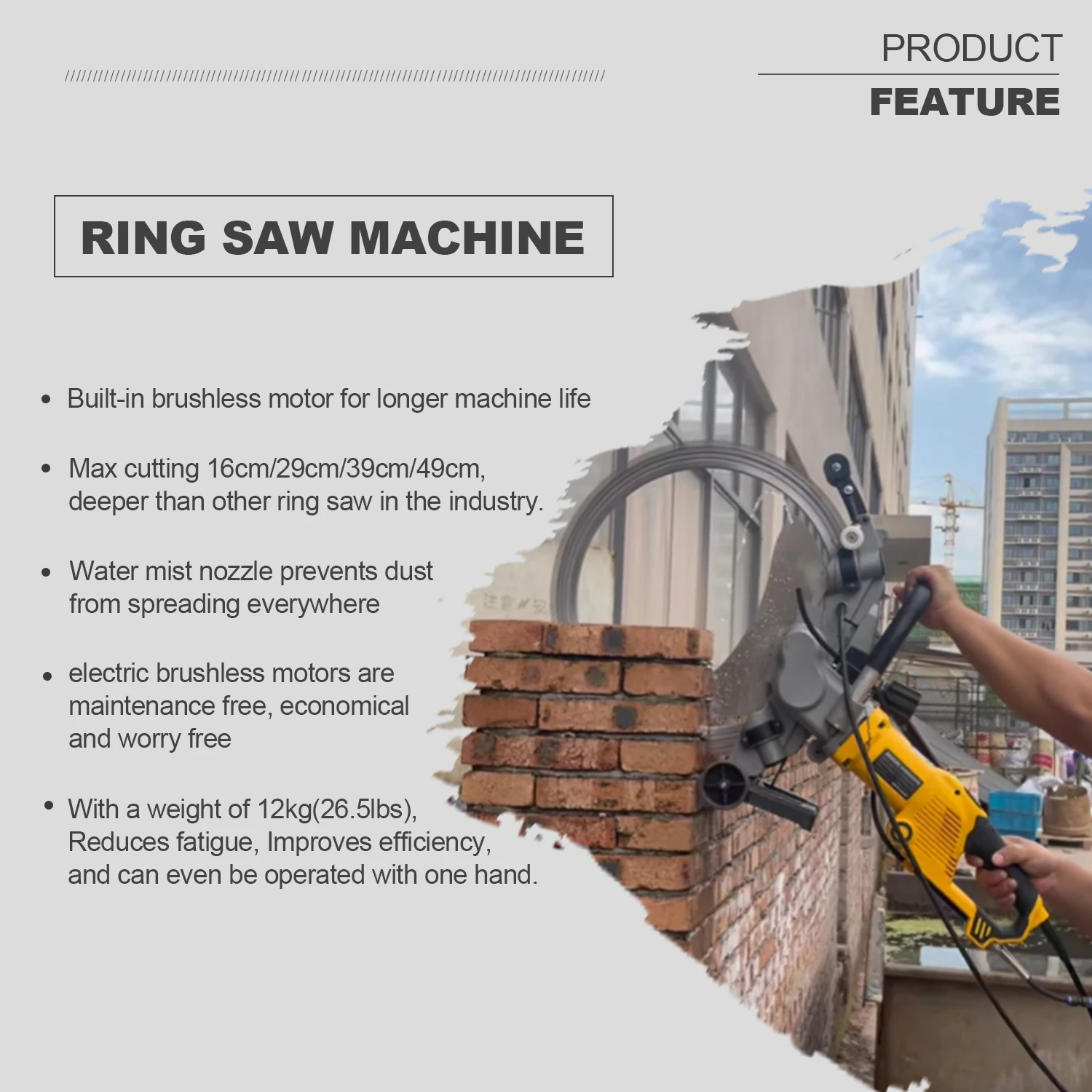 High Frequency Electric Ring Saw Machine for DIY & Industrial Use