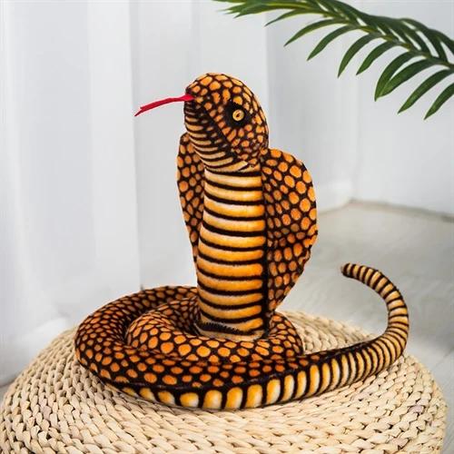 Giant Snake Plush - Realistic Stuffed Animal Toy