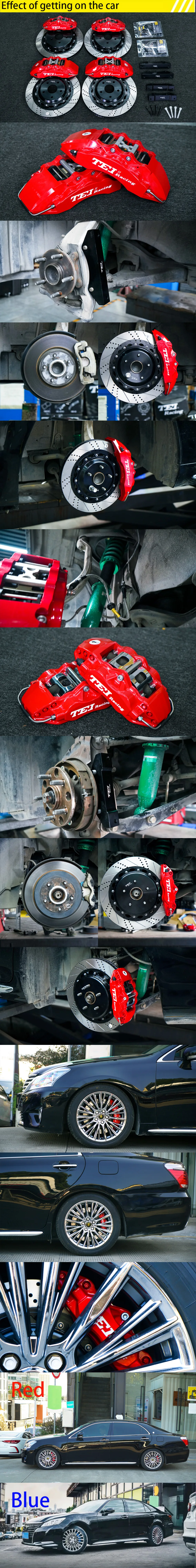 Toyota Crown Upgrade For Teiracing Big Brake Kit Front P60es 6 Pot Split Caliper Rear P40s-r 4 ...