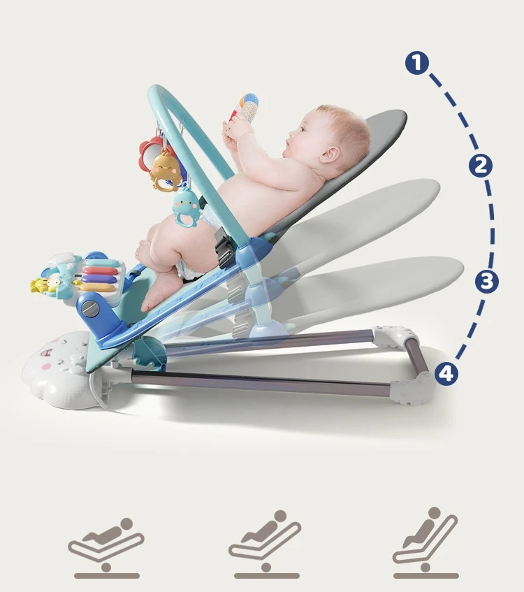 Multi Functional Baby Rocking Chair Early Childhood Education Toy Baby ...