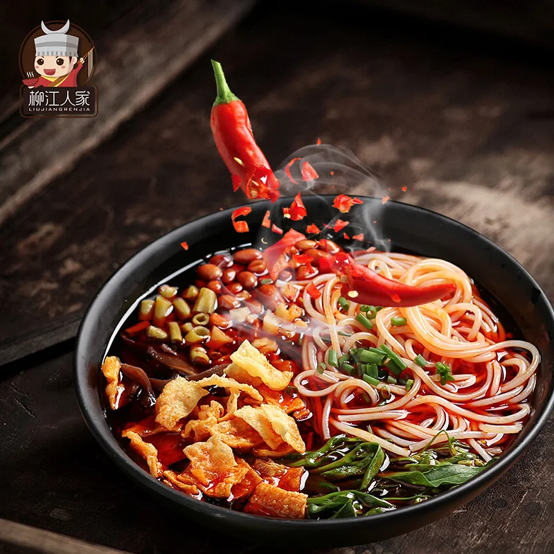 Liuzhou River Snails Rice Noodles - Sour & Spicy Instant Noodles, 350g ...