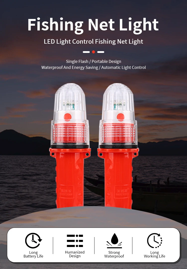 Fishing Net Signal Light Attract Fishing Net Camping Outdoor Light ...