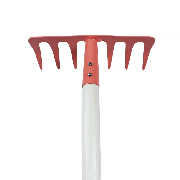 Wooden Hand Steel Pole Hand Leaf Land Clearing Different Types Of ...