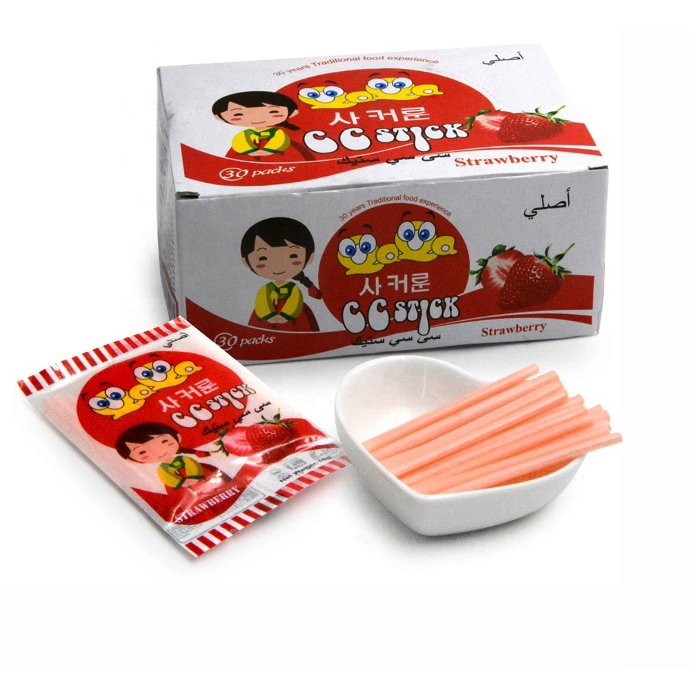 Halal Strawberry Flavor CC Stick Candy Factory Price
